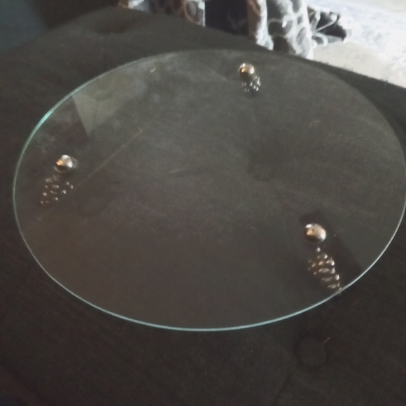 Other | Vintage Glass Cake Plate Grape Cluster Feet | Poshmark
